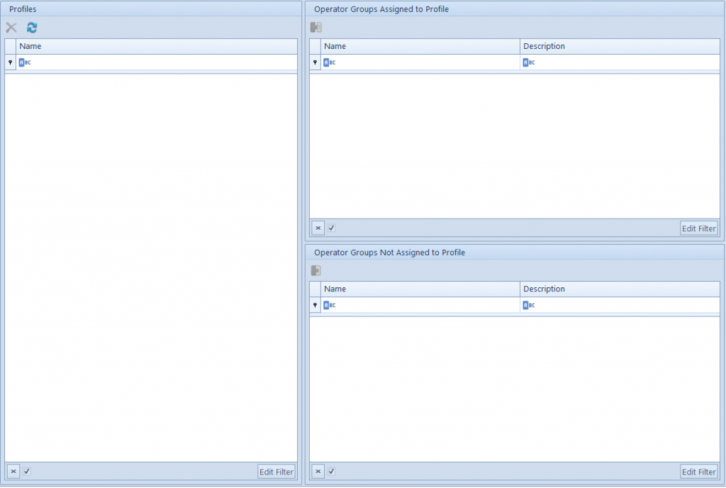 Profiles – Comarch ERP Standard 2022.1 Knowledge Base